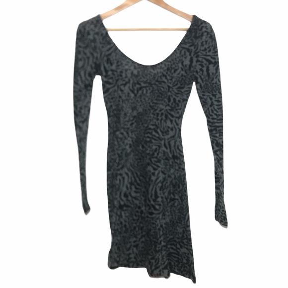 Sparkle & Fade | Dresses | Sparkle Fade Womens Leopard Long Sleeve ...